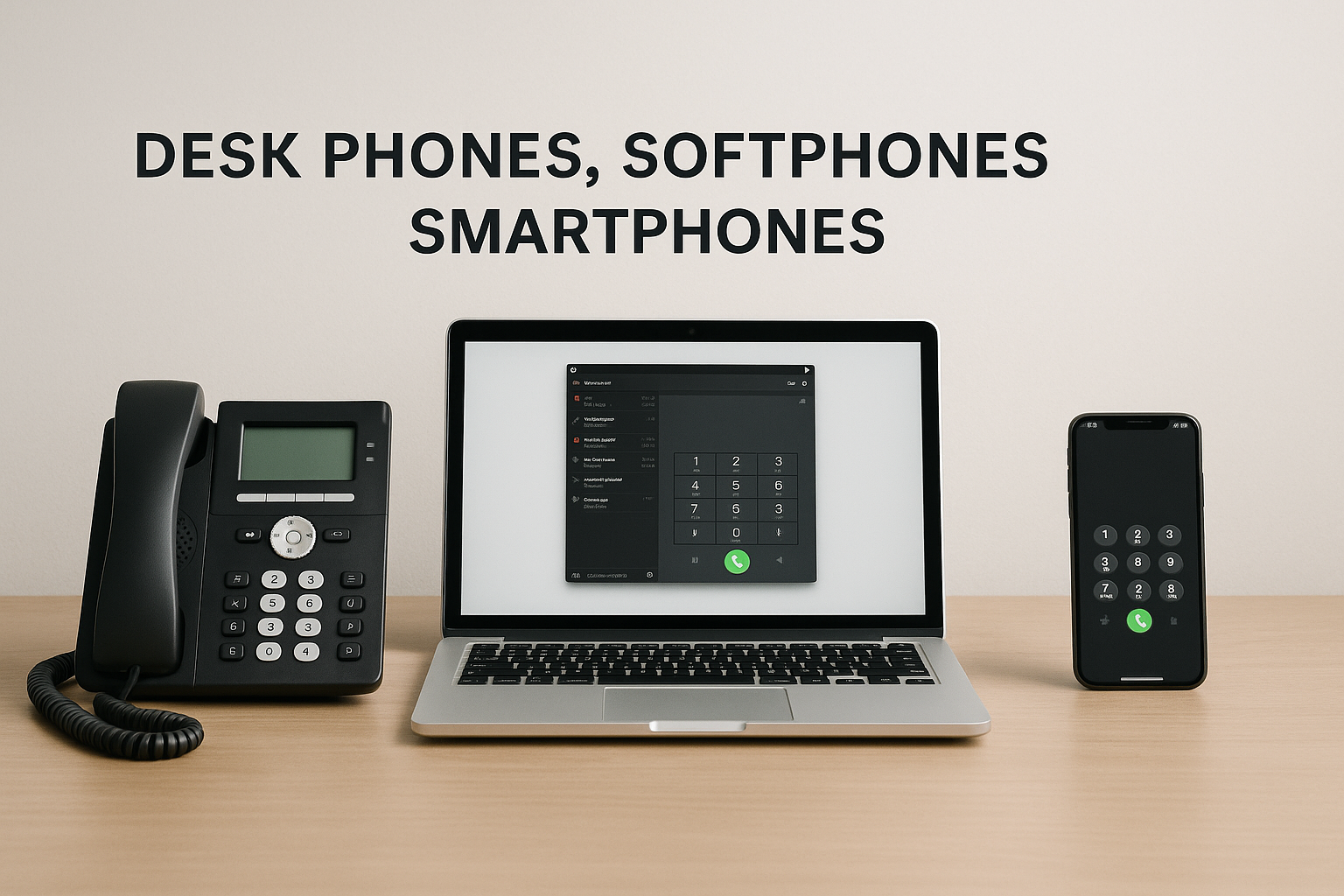 Desk Phones, Softphones & Smartphones – What’s the Best Setup for Your
